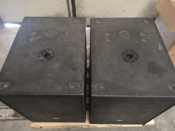 RCF 4PRO 8001 AS COPPIA SUBWOOFER ATTIVI 18" 800 WATT USATO – TechSoundSystem.com