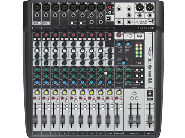 SOUNDCRAFT SIGNATURE 12 MTK MIXER ANALOGICO 12 CANALI MULTITRACCIA CON ...
