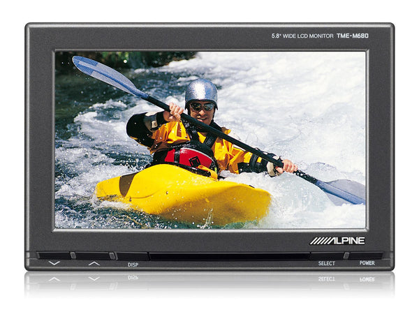 Alpine TME-M680EM Monitor a colori 5,8" + Kit installazione 2 Aux i ...