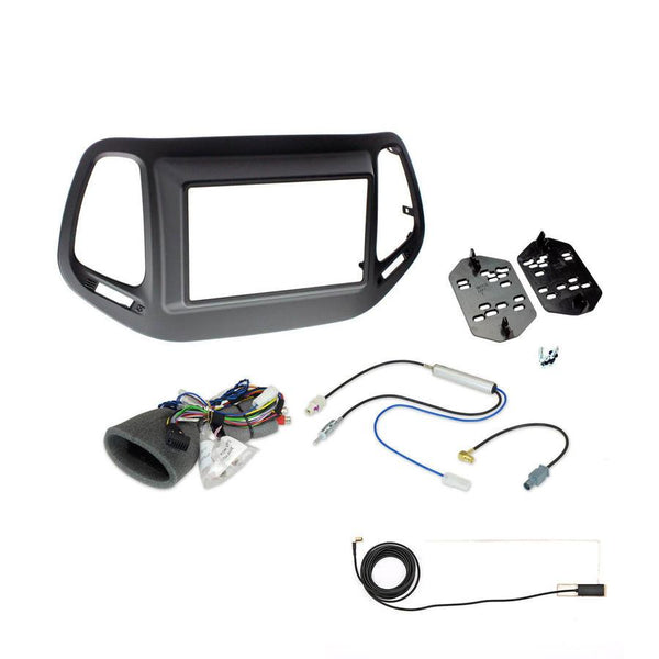 Alpine KIT7-JC-UART kit installazione autoradio Alpine 2 DIN per JEEP ...