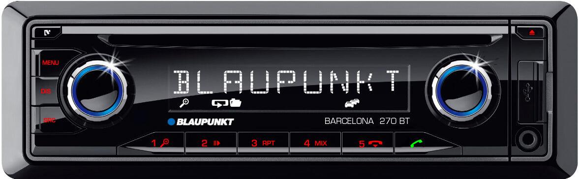 Blaupunkt BLK122 Barcelona 270 BT autoradio 1 DIN Bluetooth 2.1 ...