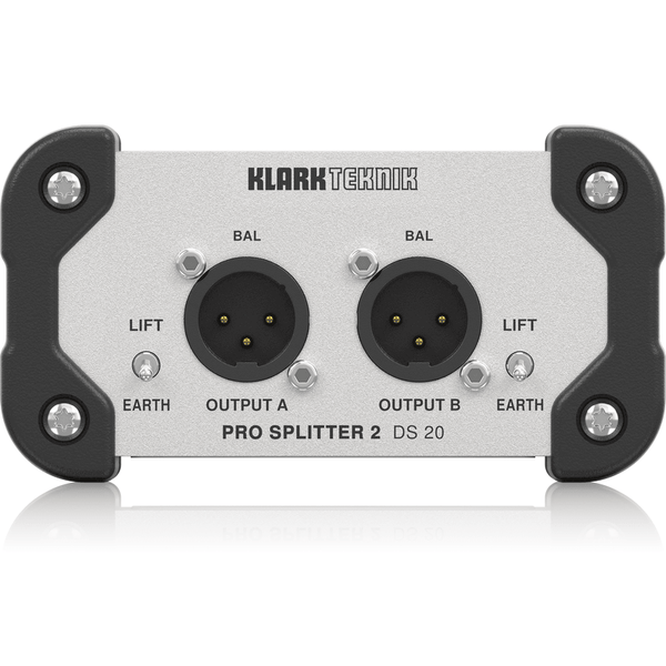 KLARK TEKNIK DS20 SPLITTER PASSIVO 1 IN 2 OUT CON TRASFORMATORE MIDAS ...