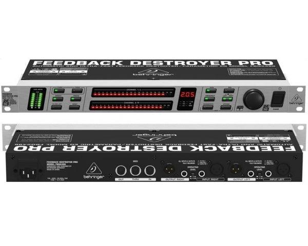 BEHRINGER FBQ2496 FEEDBACK DESTROYER PRO SOPPRESSORE EQUALIZZATORE PAR ...
